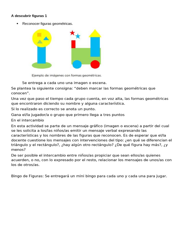 Actividades Interactivas de Figuras Geométricas | PDF