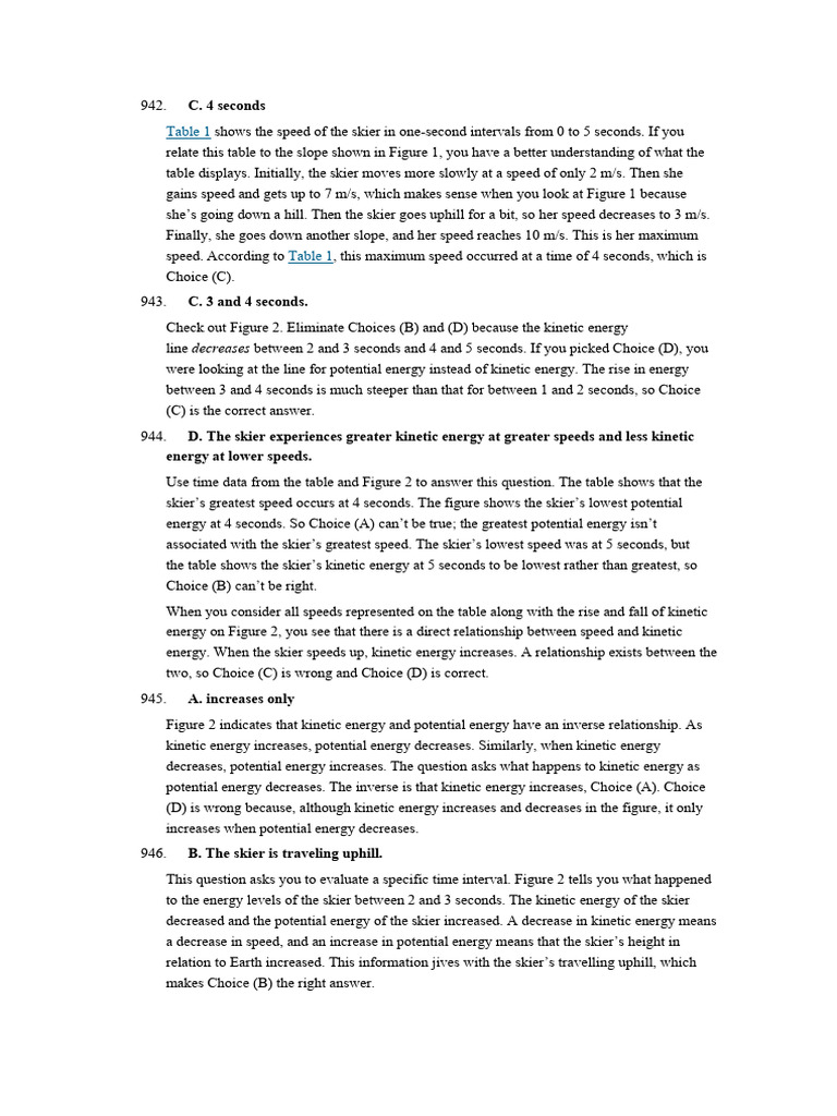 ACT Science Test 12 Answer Explanations | PDF | Dose (Biochemistry ...