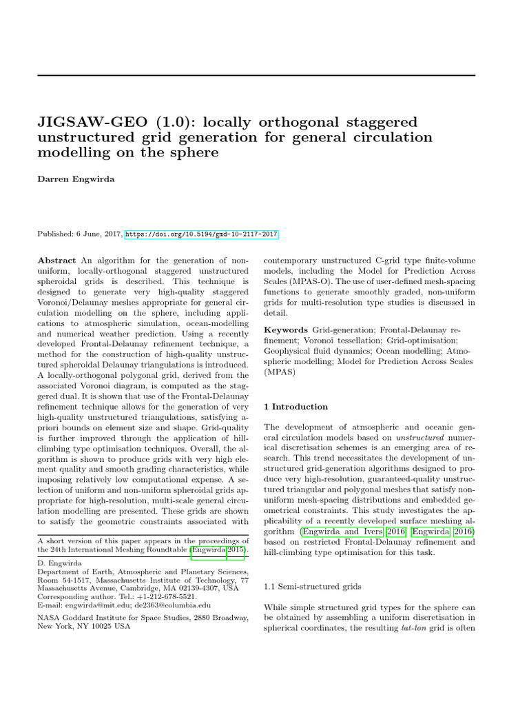JIGSAW GEO 1.0 Engwirda | PDF | Triangle | Euclidean Geometry