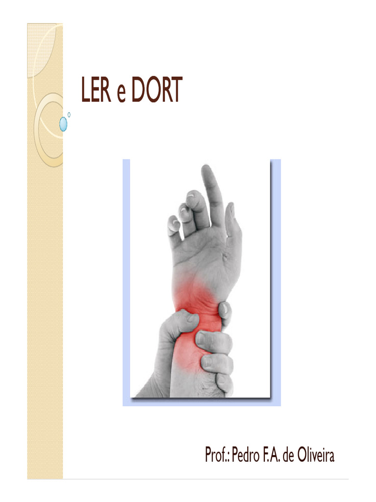 LER e DORT: Prevenção e Reabilitação | PDF | Doenças e distúrbios ...