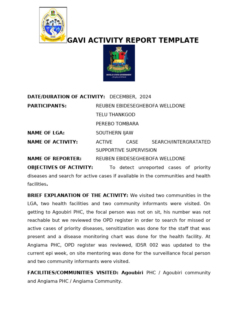 Reporting Template For ACS SI | PDF | Health Economics | Public Services