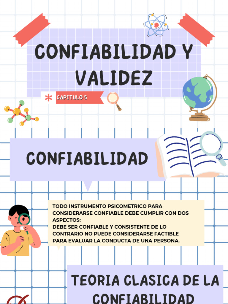 Confiabilidad y valides | PDF | Validez (Estadísticas) | Sicología
