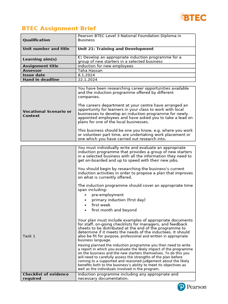 Assignment 2 Unit 21 23-24 | PDF | Cognitive Science | Learning