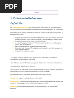 Proceso Infeccioso: Etapas y Tipos | PDF | Infección | Septicemia