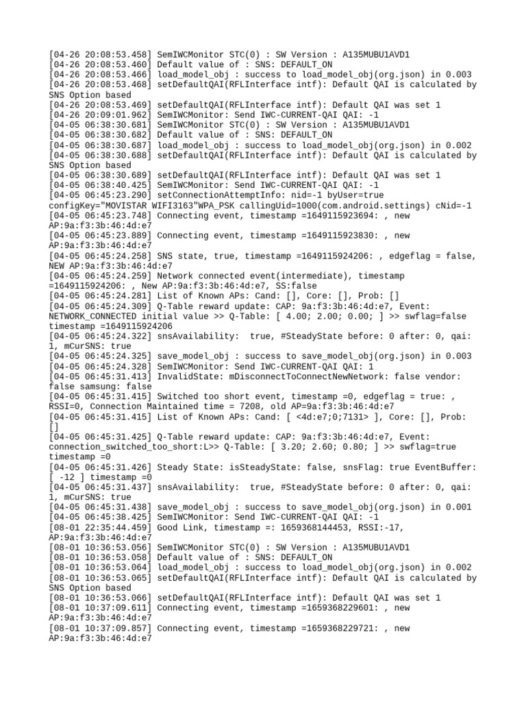 Iwc Dump Old | PDF | Computer File Formats | Computer Standards