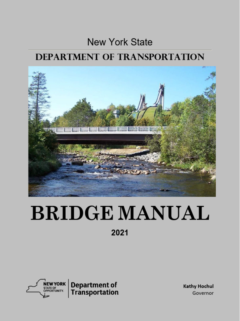 Nysdot Bridge Manual 2021 12 2023 Pdf Strength Of Materials Bridge
