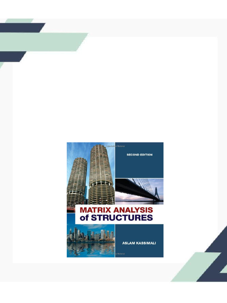 (Ebook) Matrix Analysis of Structures , Second Edition by Aslam ...
