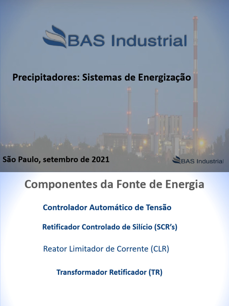BAS Industrial - Módulo 6 - Precipitadores - Sistemas de Energização ...