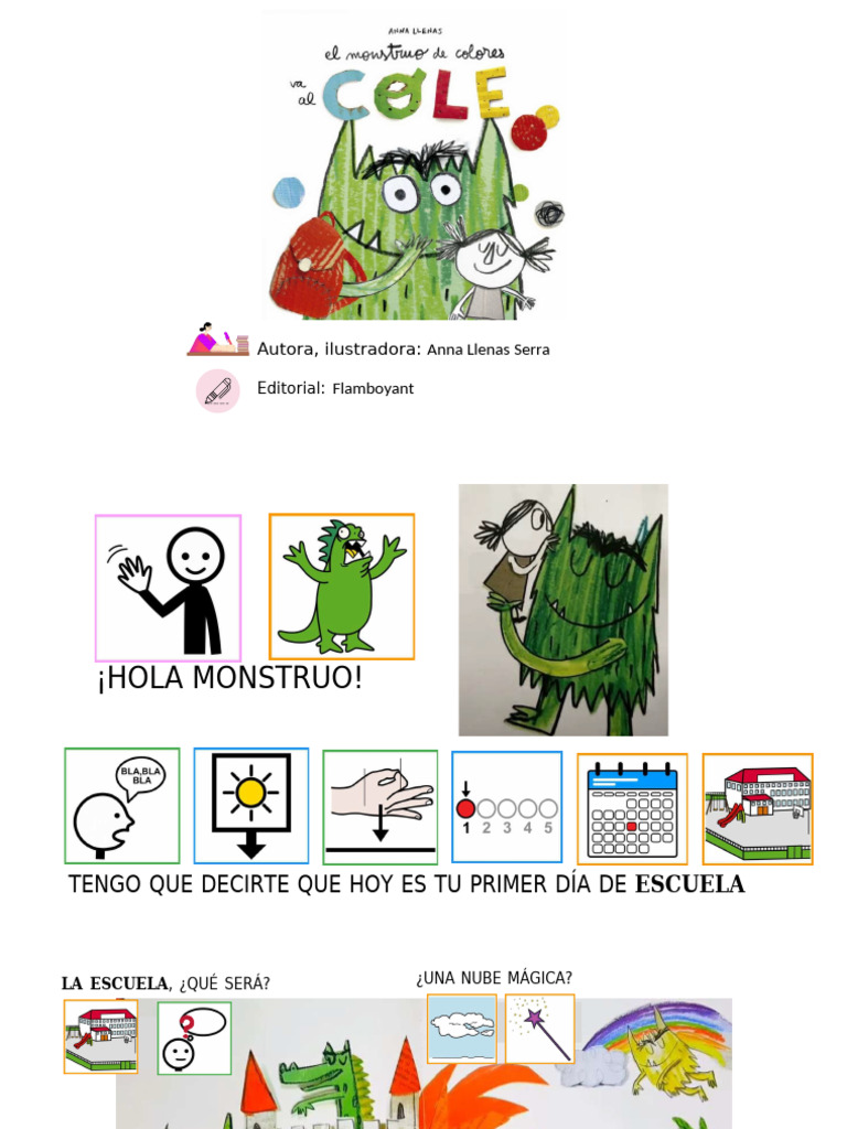 El monstruo de colores va al cole | PDF