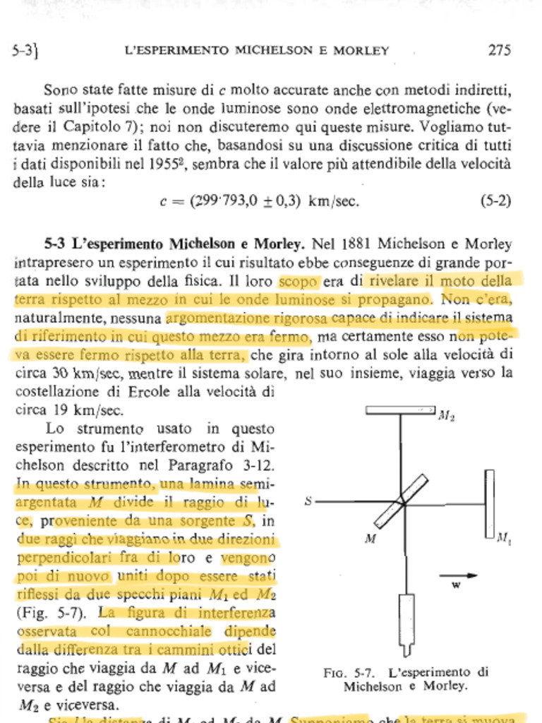 Michelson Morley | PDF