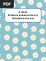 CDA Professional Philosophy Statement Guide | PDF