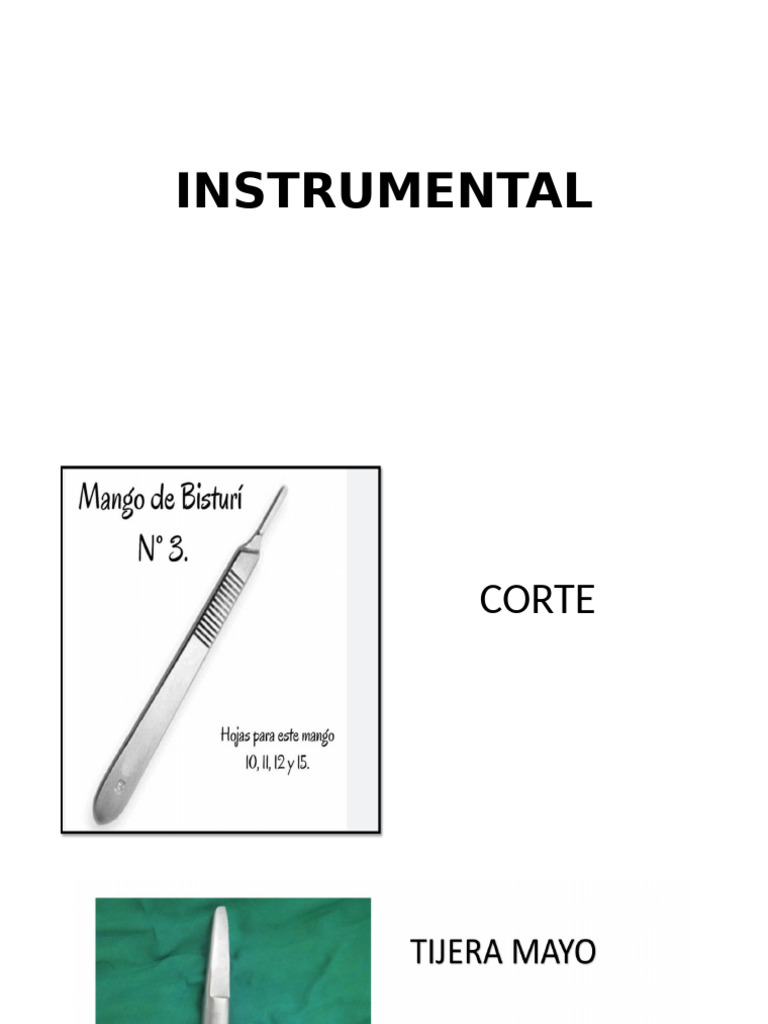 Instrumental Basico | PDF