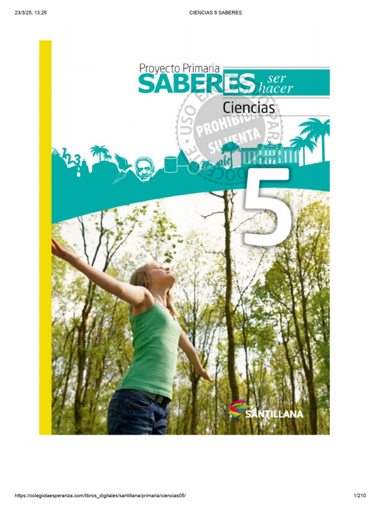 Ciencias 5: Saberes Fundamentales | PDF