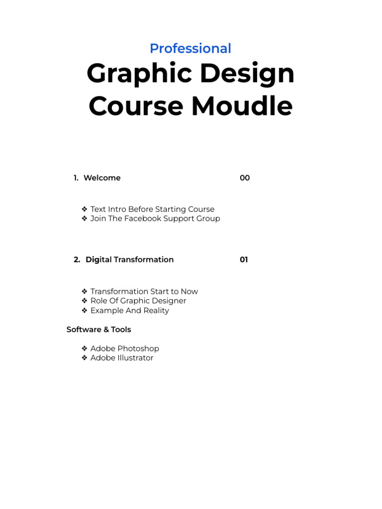 Graphic Design Course Overview | PDF