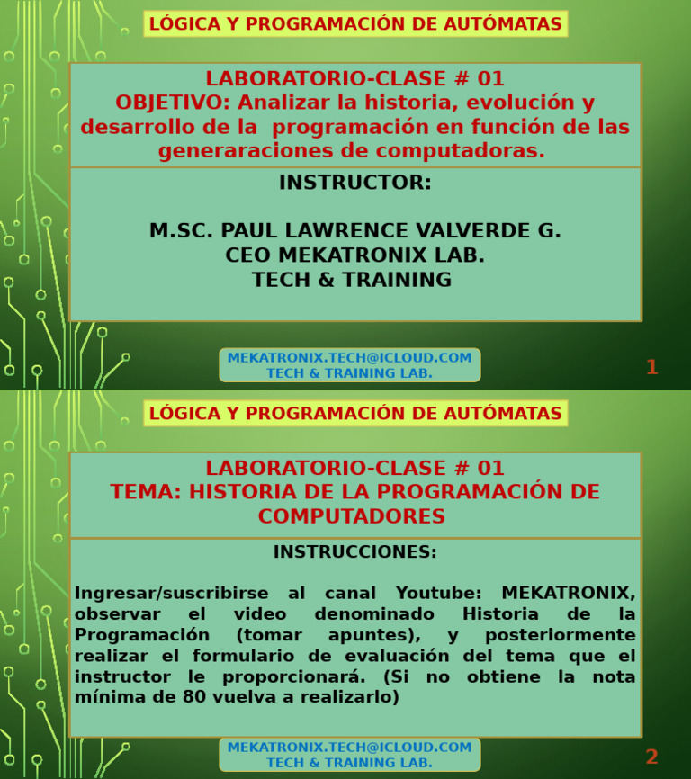 Lógica y Programación de Autómatas_01 | PDF