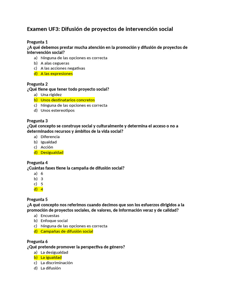 Examen UF3 | PDF | Publicidad | Motivación