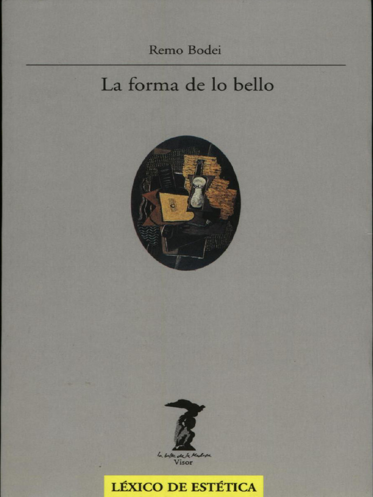 Bodei La Forma de Lo Bello 5 PDF Free | PDF
