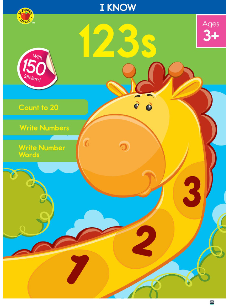 I Know 123s by Brighter Child Carson Dellosa Publishing Child, Brighter ...