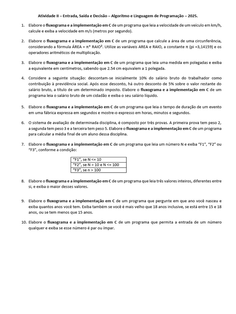 Atividade 2 - v2 | PDF