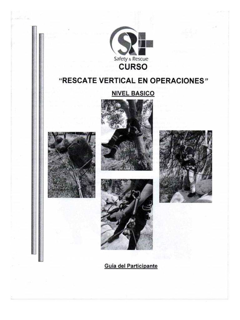 Curso Rescate Vertical en Operaciones Nivel Basico | PDF