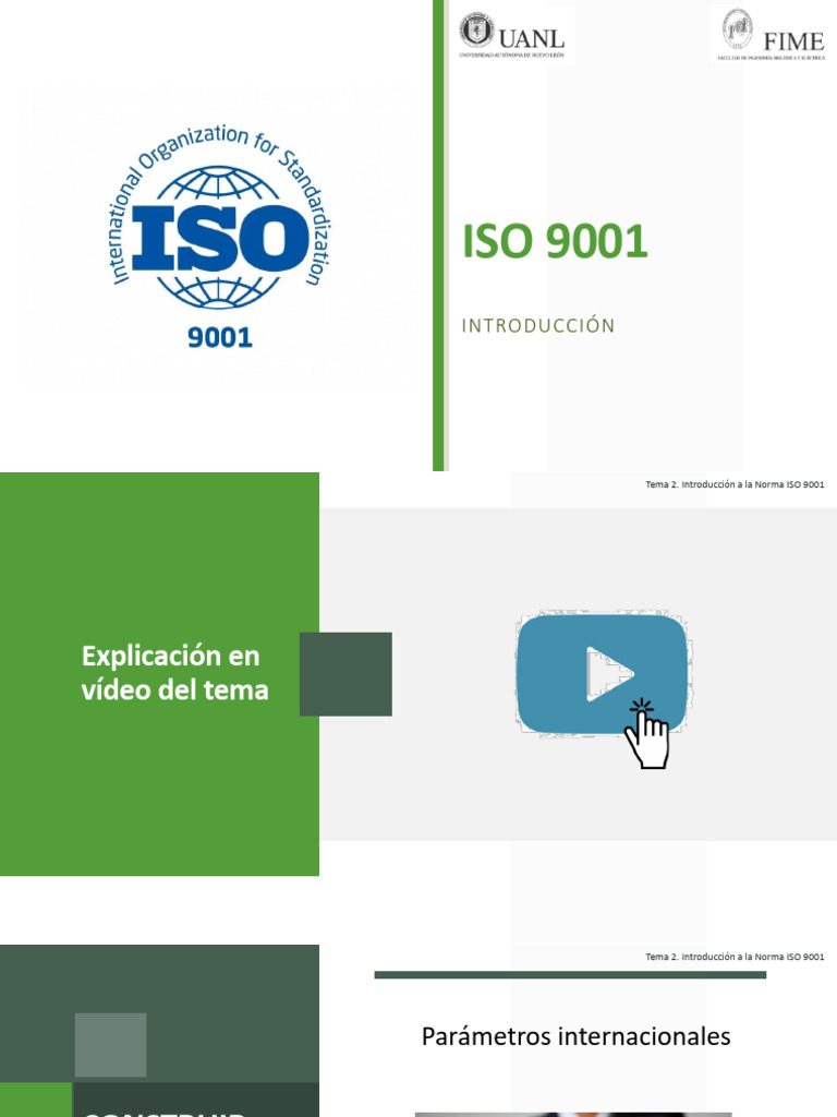 2 - Introduccion A La Norma ISO 9001 | PDF | Sistema de manejo de ...