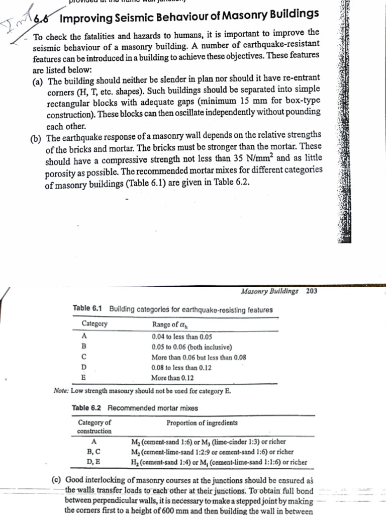 Improving Seismic Capacity of The Building | PDF