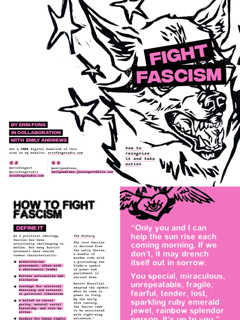 EFS FIGHT-FASCISM Zine Print-Booklet | PDF | Fascism | Political Science