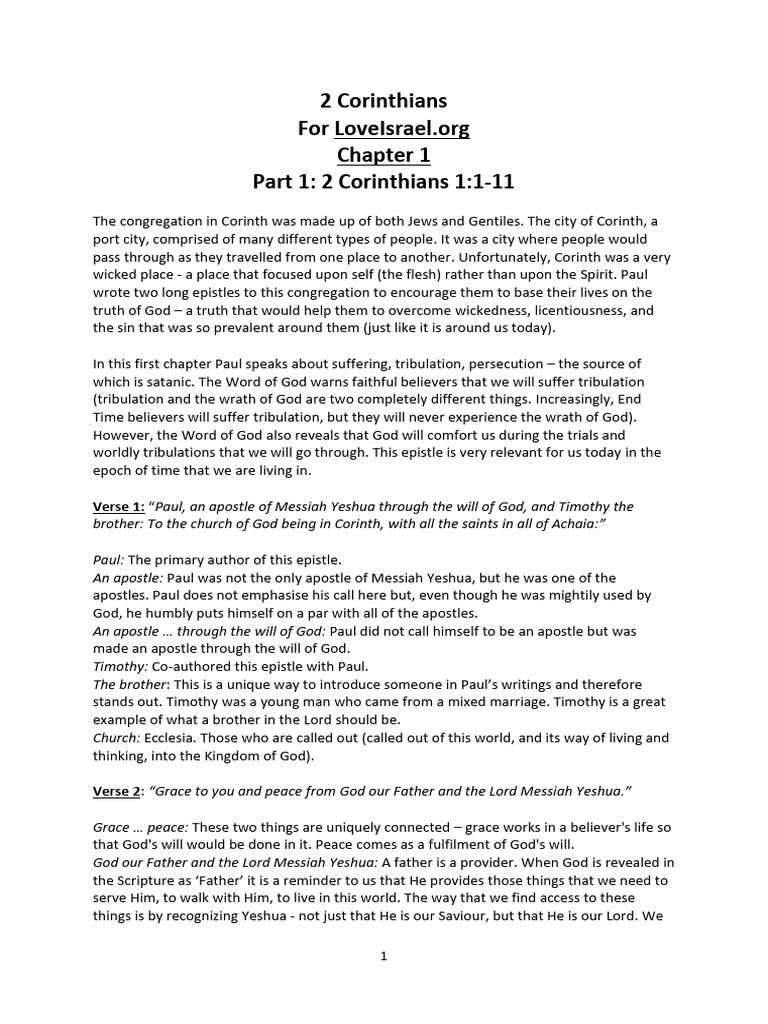 2 Corinthians | PDF | Paul The Apostle | Jesus
