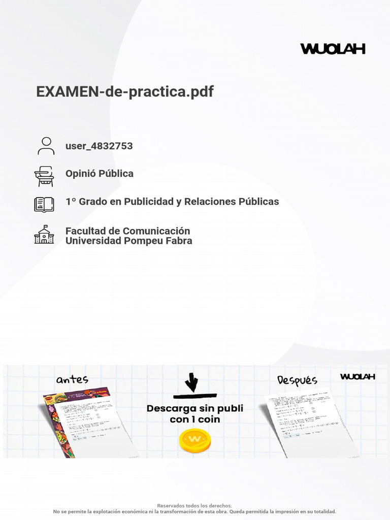 Wuolah Free EXAMEN de Practica | PDF