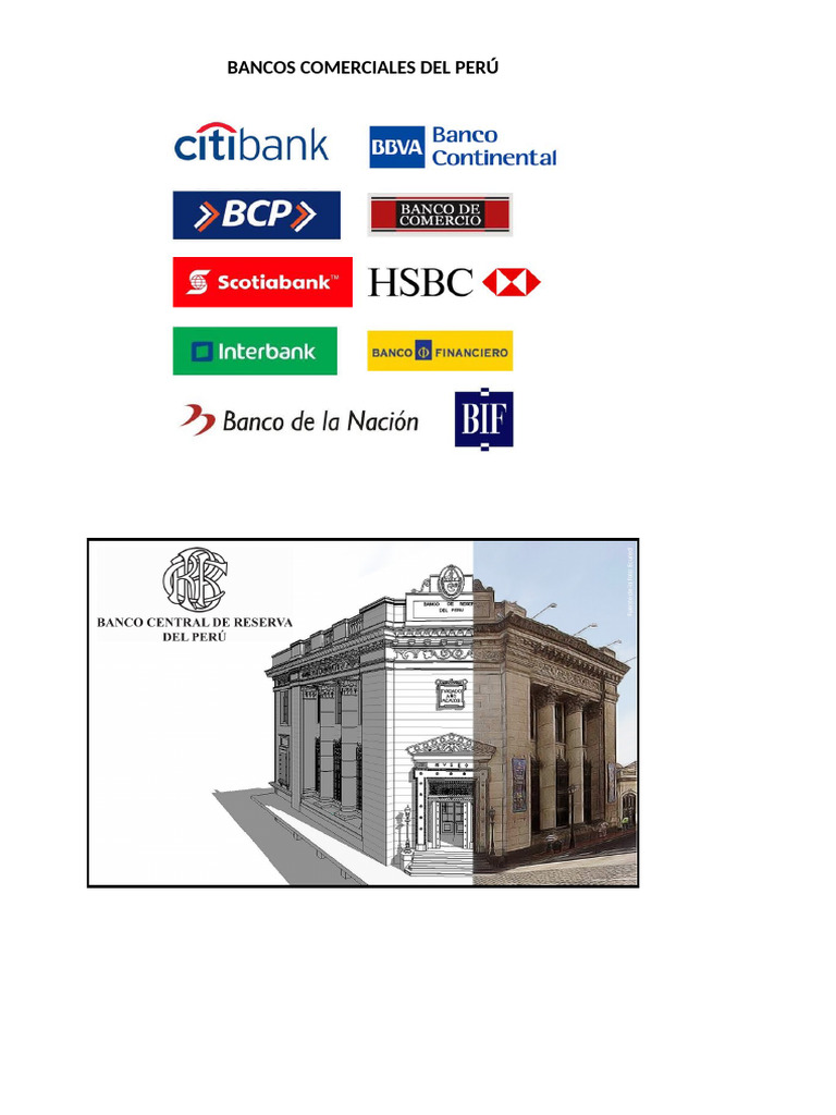 Bancos Comerciales en Perú: Guía Completa | PDF