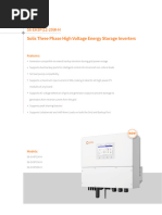 Solis 50kw Inverter Datasheet | PDF | Electrical Grid | Power Inverter