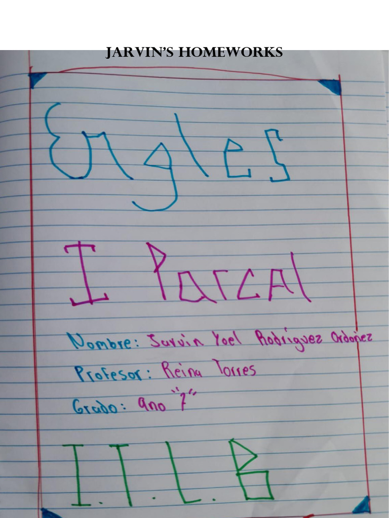 Jarvin's Homeworks | PDF