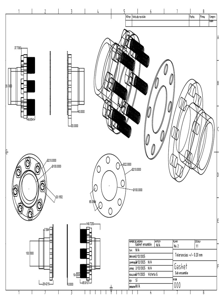 Gasket-Cuadro de Rotulación ISO A3 | PDF