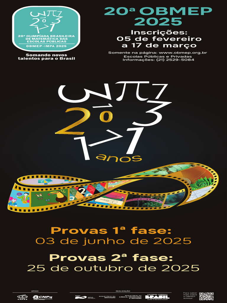 20a OBMEP 2025_Cartaz (1) | PDF