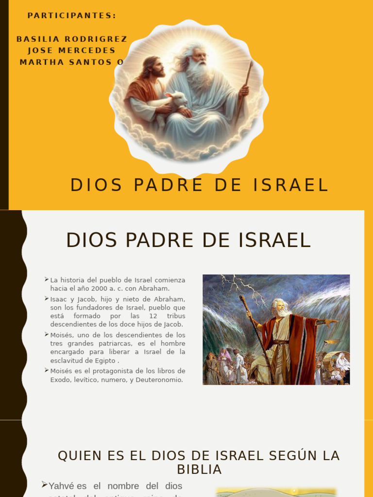 DIOS PADRE DE ISRAEL | PDF
