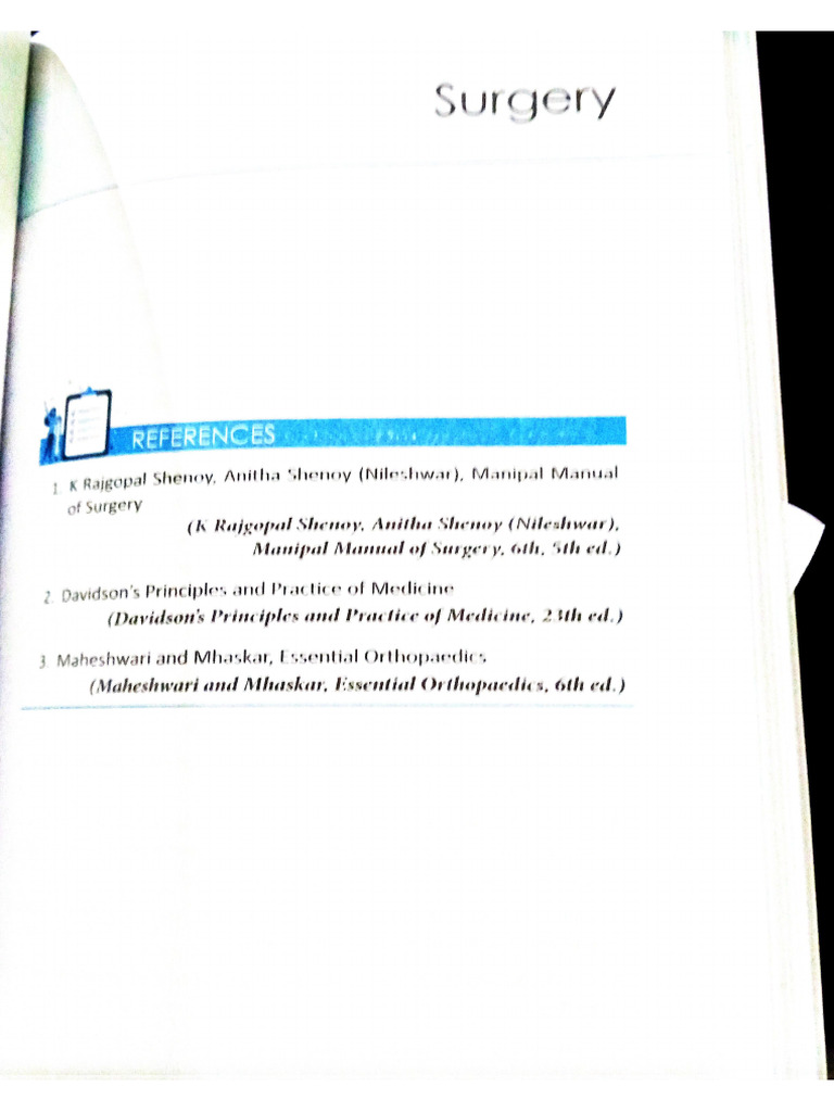 Surgery Previous Year Question Paper | PDF