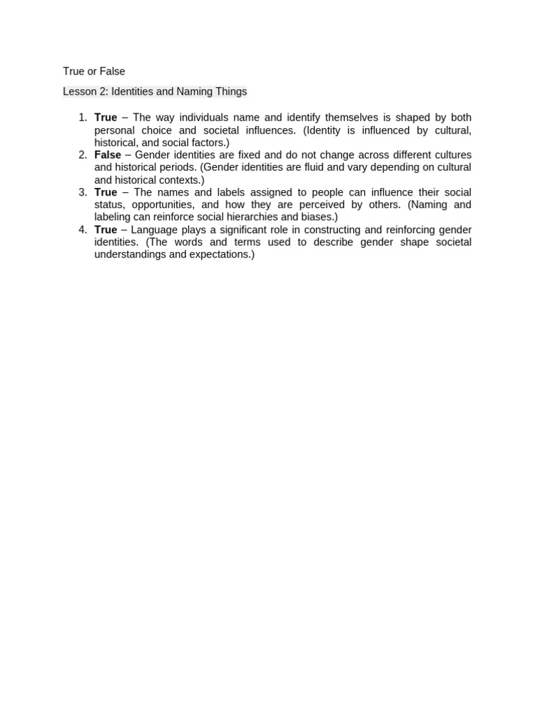 Naming and Identity Dynamics | PDF