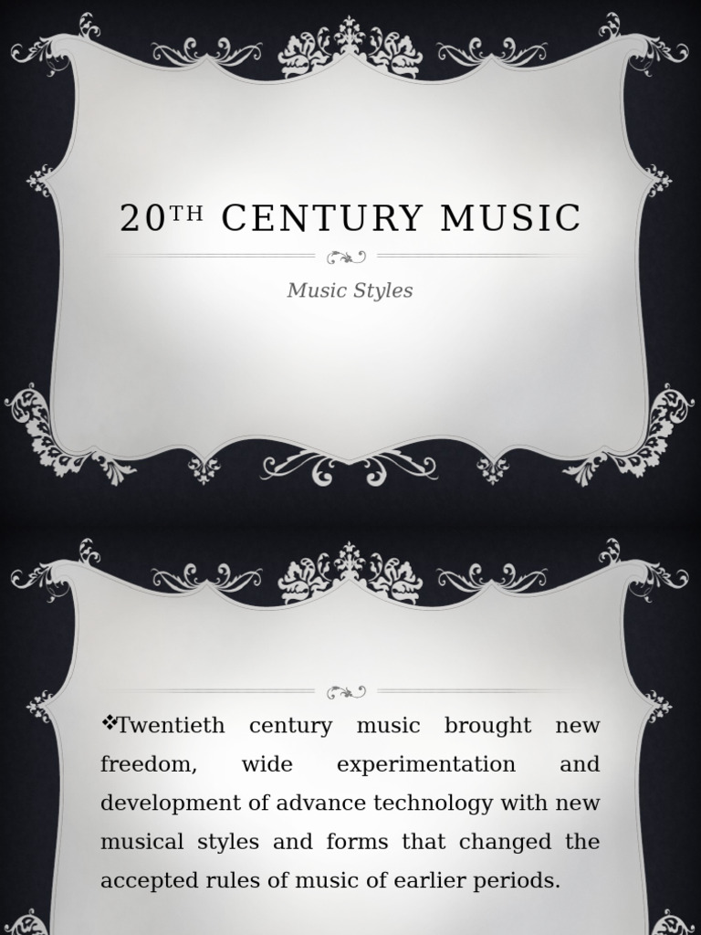 20th Century Music Styles 2 | PDF | Electronic Music | Harmony