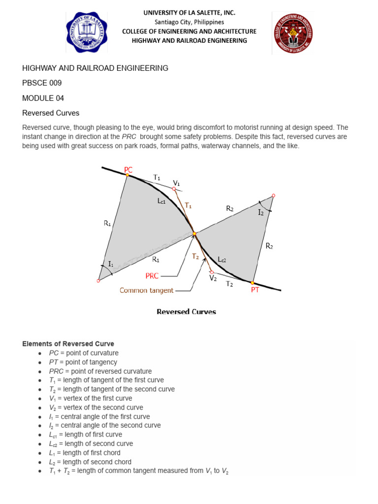 Module 4 - M Reverse Curve | PDF