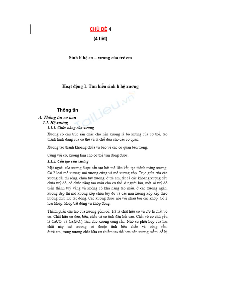 Sinh Li Hoc Tre em Tran Trong Thuy p2 4269 | PDF