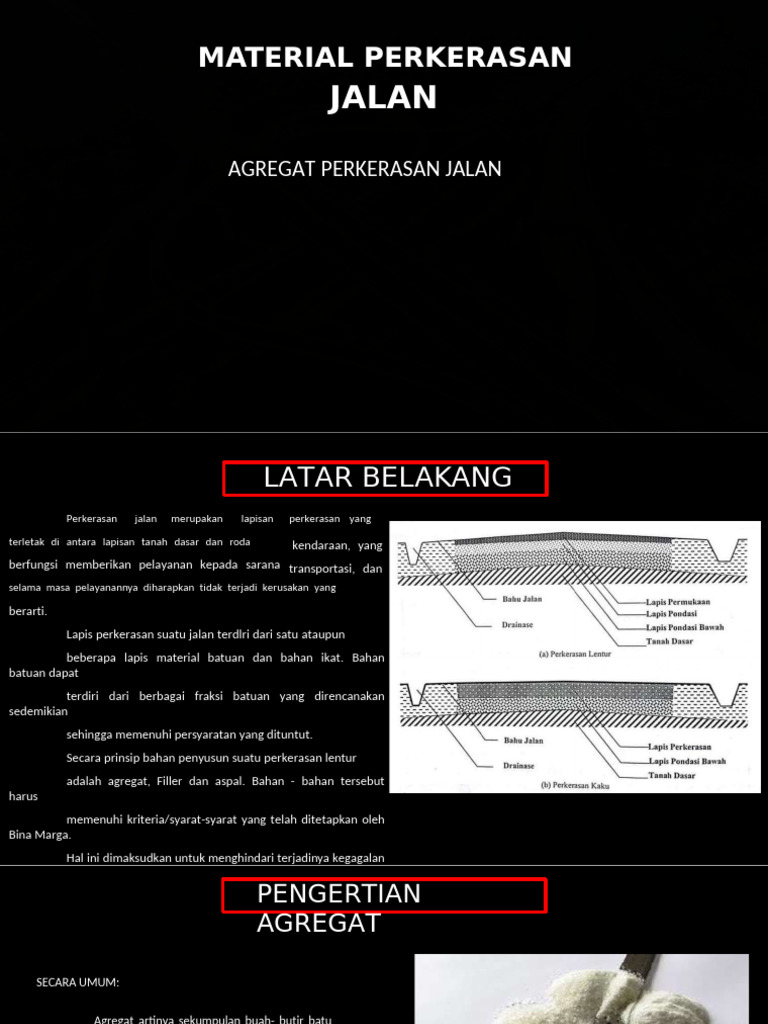 Aggregat Untuk Perkerasan Jalan | PDF