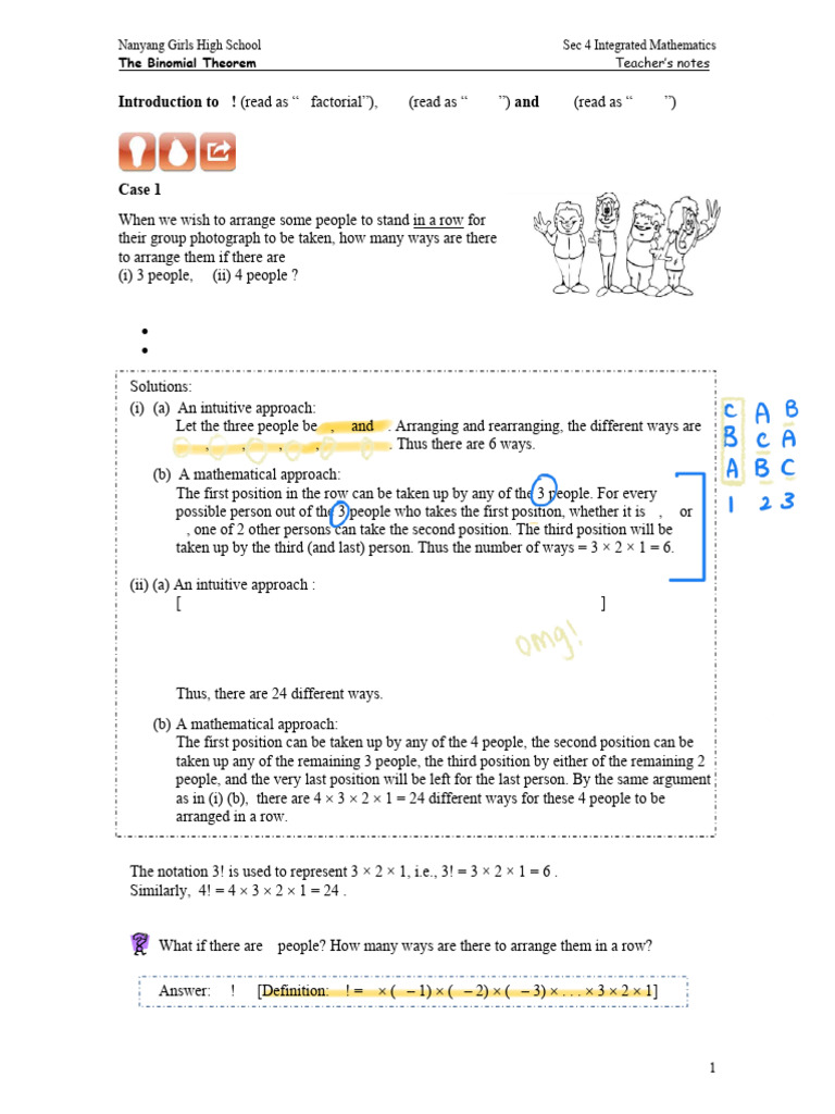 Understanding NPR and NCR in Math | PDF | Mathematical Objects | Number ...
