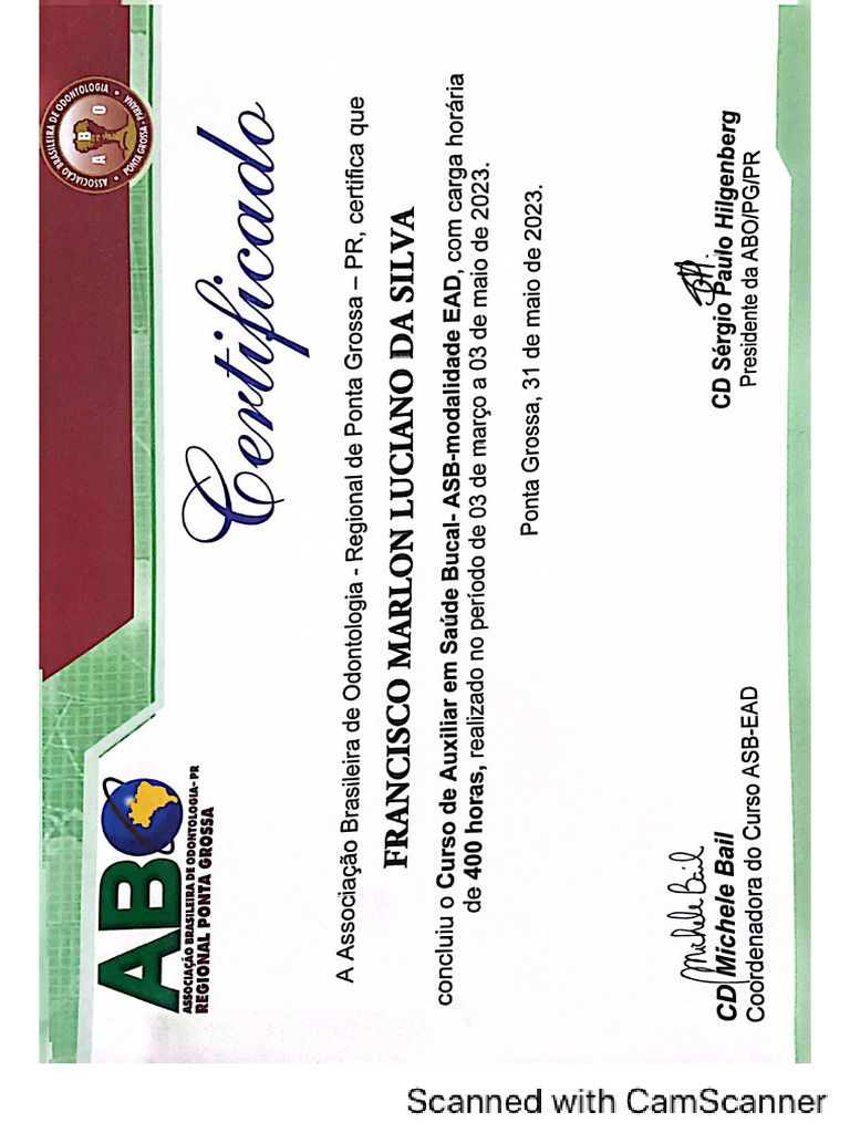 Certificado ASB | PDF