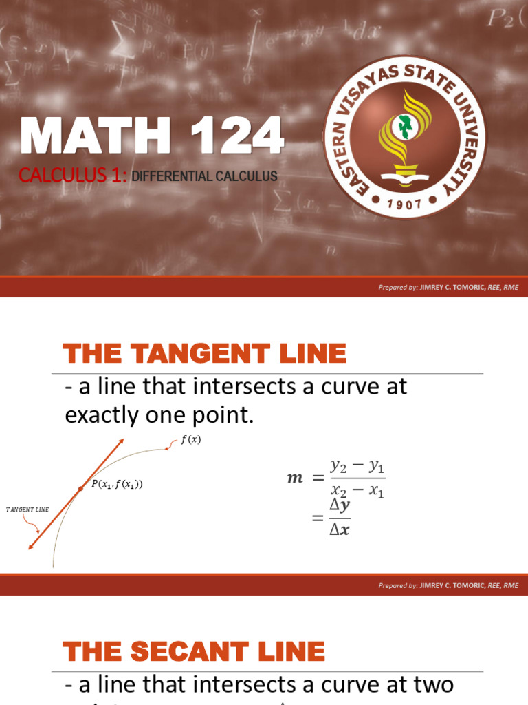 Tangent and Normal Lines in Calculus | PDF | Tangent | Analysis
