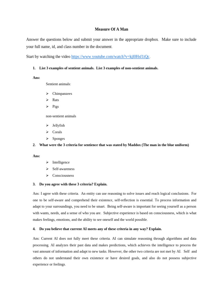 Understanding Animal Sentience Criteria | PDF