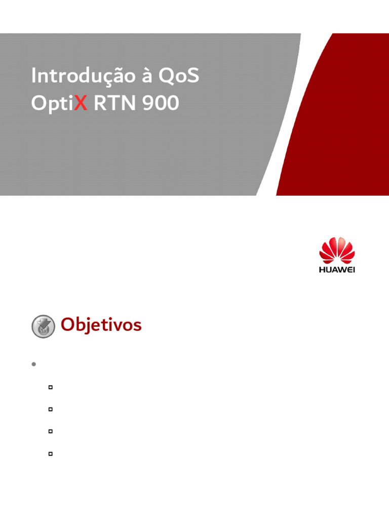 OptiX RTN 900 QOS Introduction - PTB | PDF | Redes | Comutação de ...