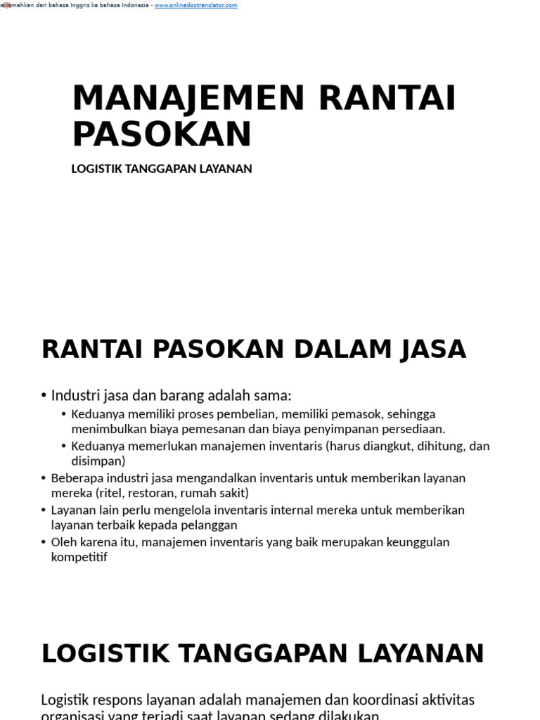 14_Service Response Logistics.en.Id | PDF