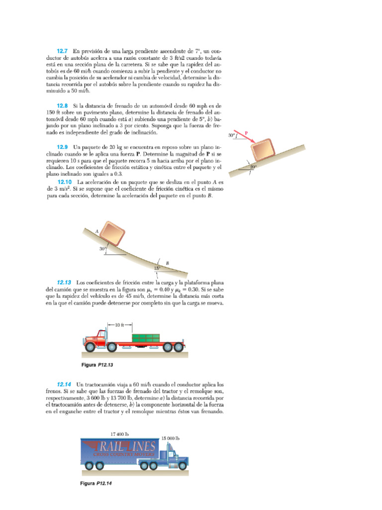 U2_Dinamica_Problemario | PDF