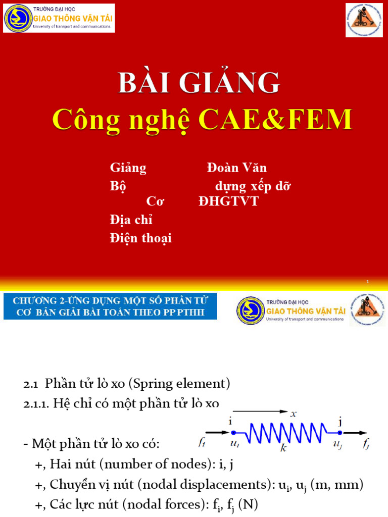 CAE - FEM - Lecture - Chapter 2 | PDF