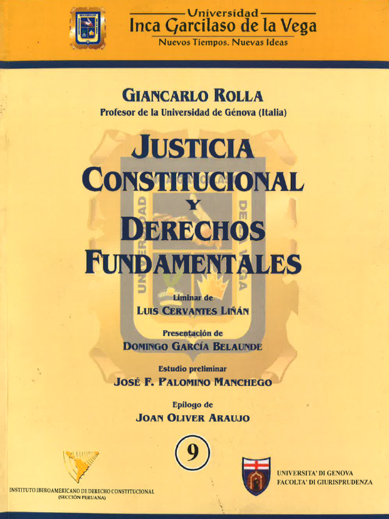 Justicia Constitucional y Derechos Fundamentales | PDF